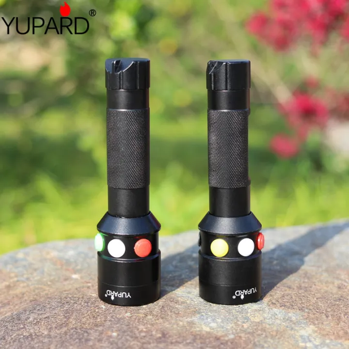 Q5 strong light signal light lifesaving flashlight red light green ...