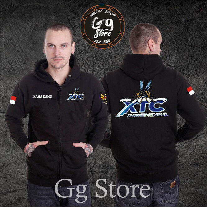JAKET XTC INDONESIA HOODIE XTC INDONESIA JAKET CLUB XTC BISA PAKE NAMA ...