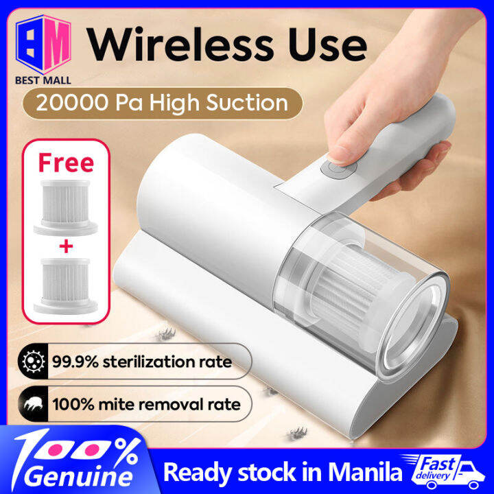 [🇵🇭 Stock&COD] UV Wireless Charging Mite Removal Vacuum Cleaner 20000Pa High Frequency Vibration ...