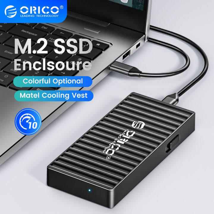 ORICO M.2 SSD Enclosure Support NVMe/SATA SSD Container Design USB 3.2 ...
