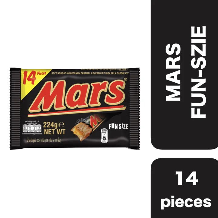 Mars Fun-Size Chocolate 14 pieces ++ มาร์ ฟัน-ไซส์ ช็อกโกแลต 14 ชิ้น ...