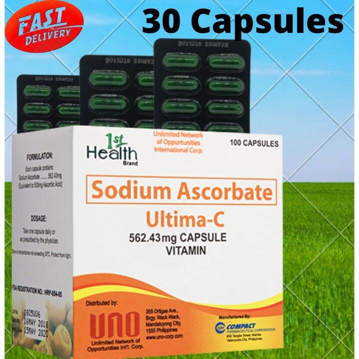 Pampataba na Vitamins ULTIMA C Vitamins na Pampataba 30 Capsules of ...