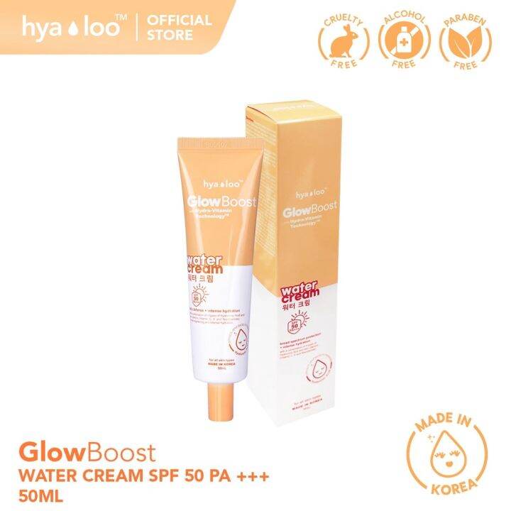 Hyaloo Glow Boost Water Cream Spf 50 Pa +++ 50ml | Lazada PH