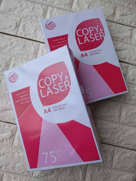 Copy Laser A4 Paper 75gsm 500sheets | Lazada