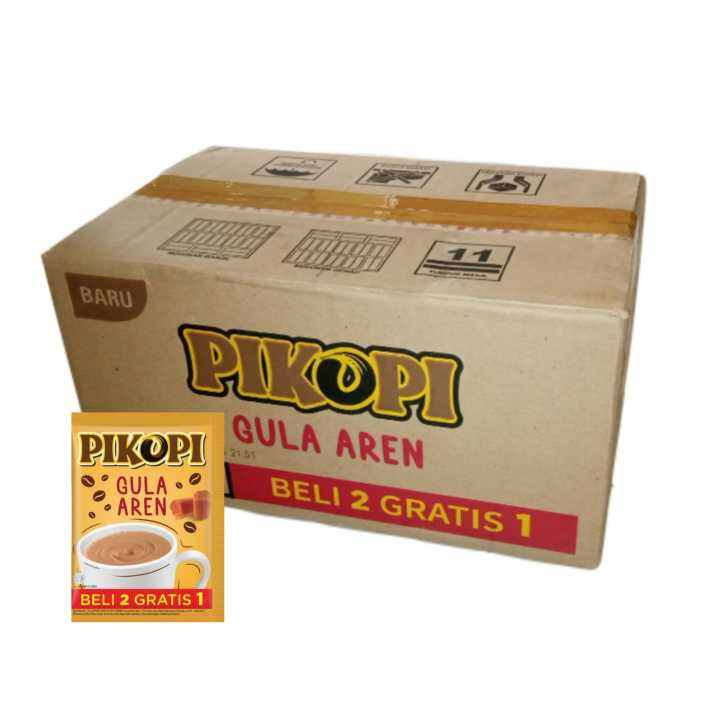 Kopi PIKOPI GULA AREN SATU Dus Isi 12 Renceng | Lazada Indonesia