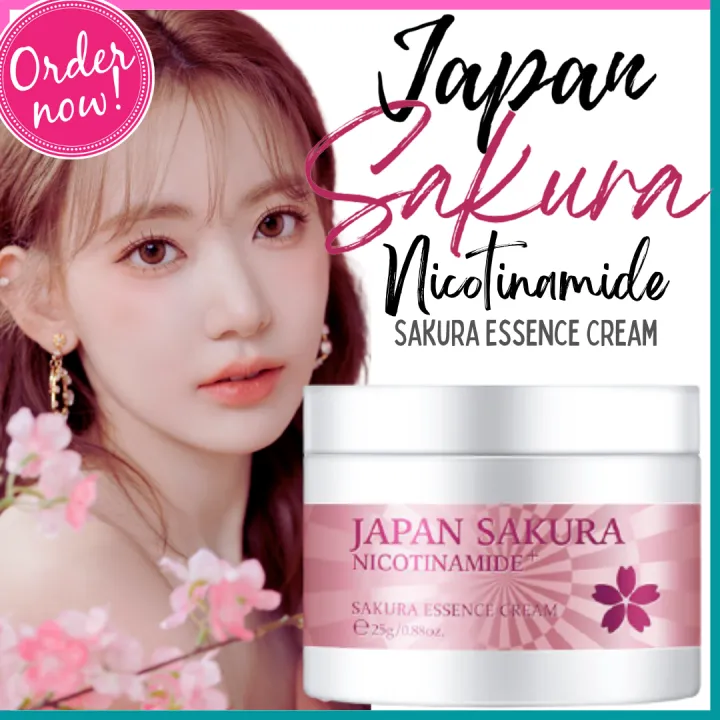 Japan Sakura Nicotinamide Sakura Essence Cream Face Moisturizer Anti ...