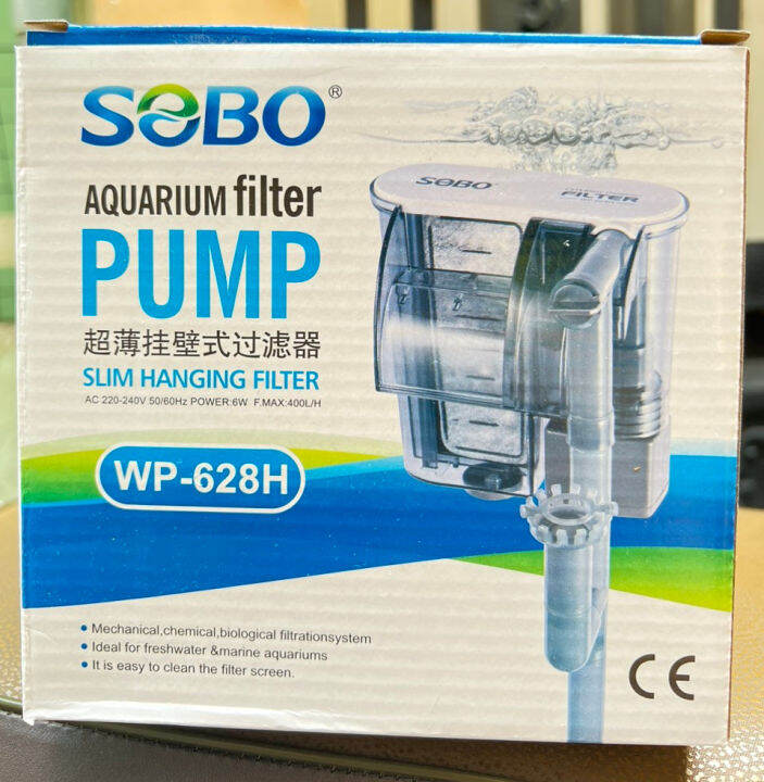 Lọc treo Sobo WP-628H CS 6W kèm lọc váng dành cho hồ cá cảnh, hồ thủy sinh nhỏ | Lazada.vn