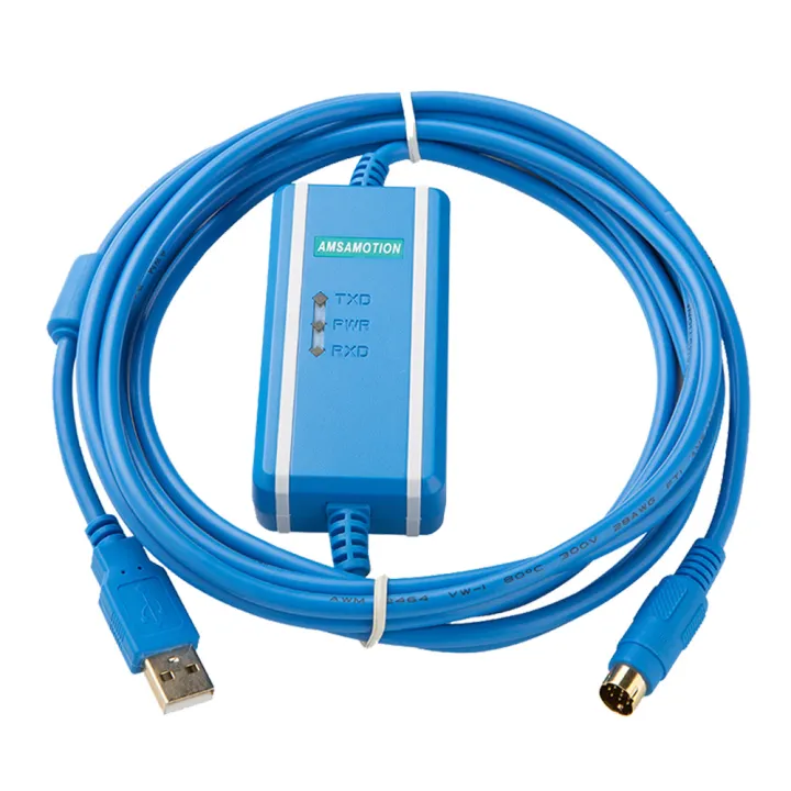 USB-SC09-FX Isolation Programming Cable Suitable For Mitsubishi FX All ...