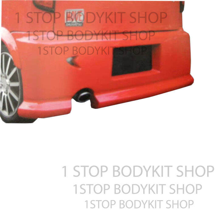 PERODUA KENARI REAR BUMPER WITH LAMP (HEART VILLAGE)FIBER(FIBERGLASS ...