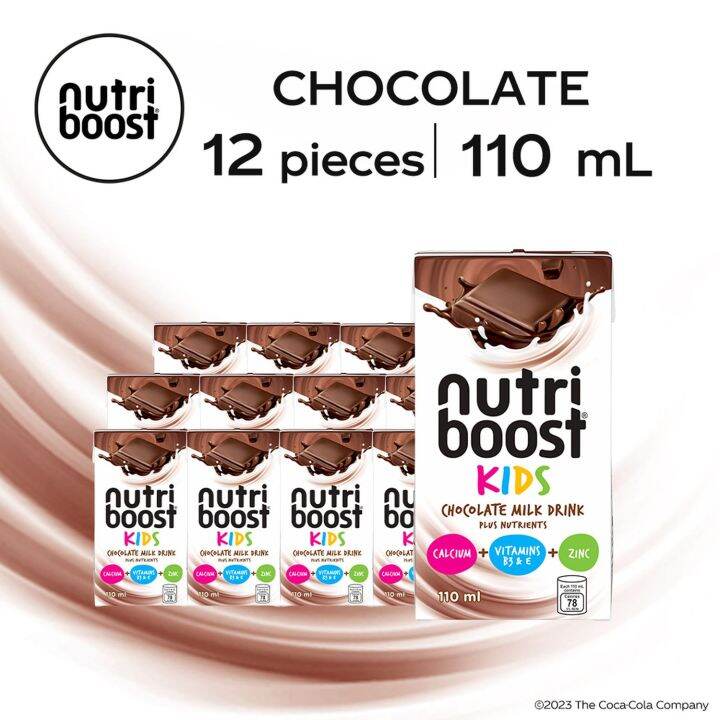 Nutriboost Chocolate Milk Drink 110ml - Pack of 12 | Lazada PH