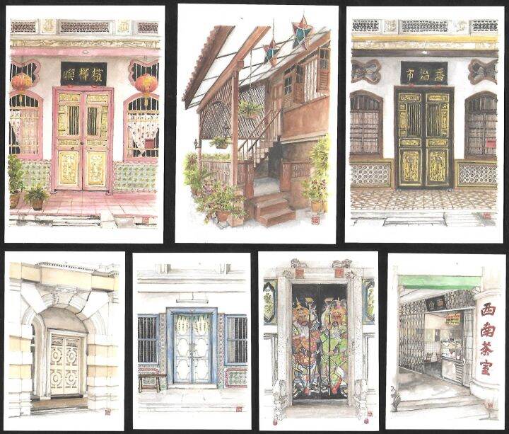 Malaysia Postcard - Penang UNESCO City George Town : Doors | Lazada