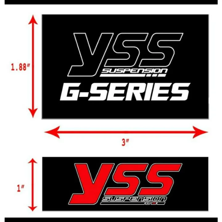 YSS G-series Sticker For Shock | Lazada PH