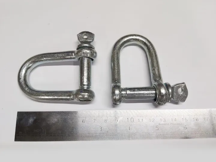 Shackle Lurus D Kecil Stainless Steel 12 mm (1/2") / D Rigging Sekrup ...