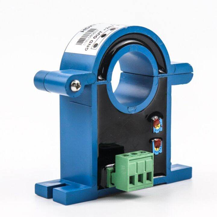 27 1 Split Hall Effect DC Transmitter Open Loop Transducer Sensor 4-20Ma Output 0-100A, 0-200A ...