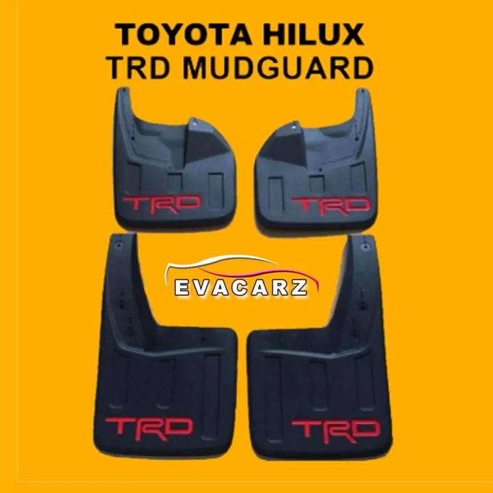 TRD MudGuard for Toyota Hilux Revo 2016 - 2021 | Lazada PH