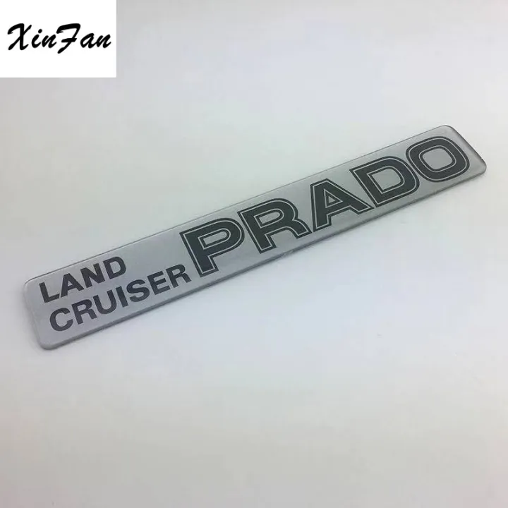 XINFAN 1 x ABS LAND CRUISER PRADO Logo Car Auto Side Rear Emblem Badge ...