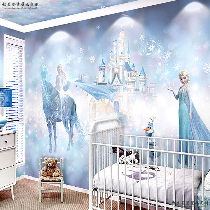 Children's Room Wallpaper Girl Bedroom Background Wall Whole House ...