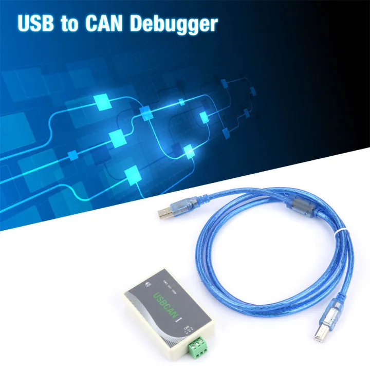 USBCAN Analyzer ดีบักเกอร์USB To CAN USBCANดีบักเกอร์เข้ากันได้กับZLGสนับสนุนการพัฒนารองUSBและ ...