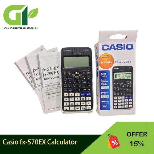 [GY Office] Casio fx 570-ex Calculator | Lazada