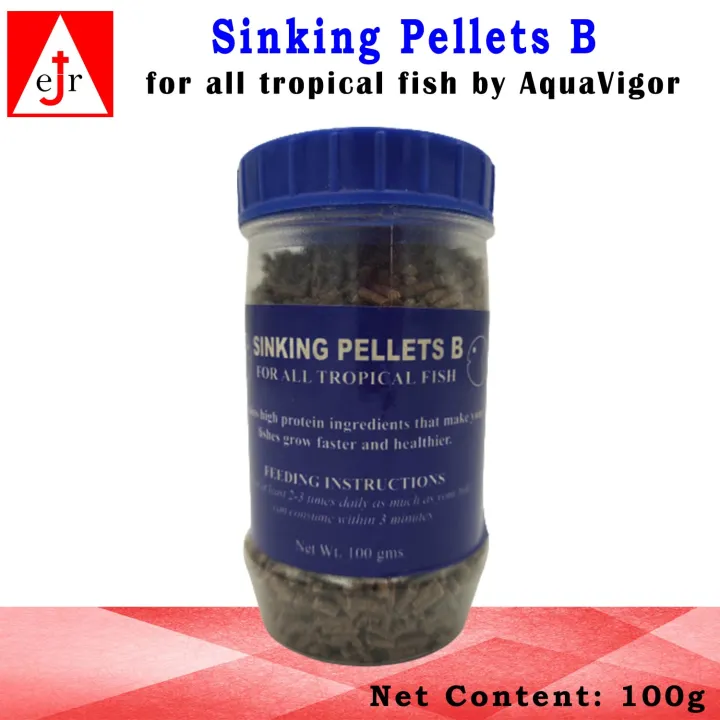eJr Store – SINKING PELLETS B 100g by AquaVigor | Lazada PH
