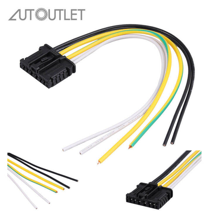AUTOUTLET Rear Tail Light Loom Wiring Connector fit for Peugeot 206 207 ...