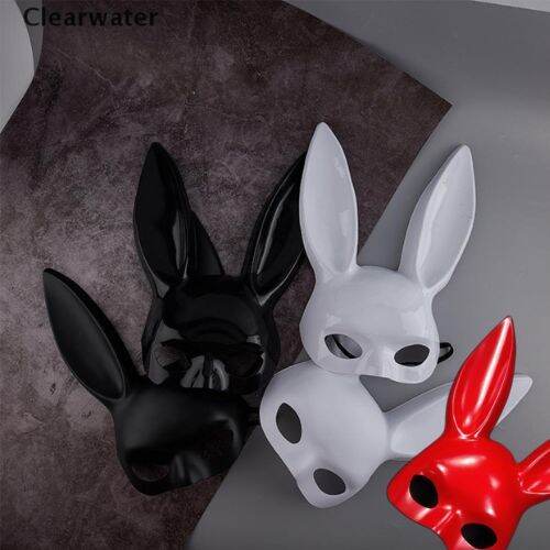 Topeng Pesta Telinga Kelinci Setengah Wajah Rabbit Ear Mask Bunny Sexy ...