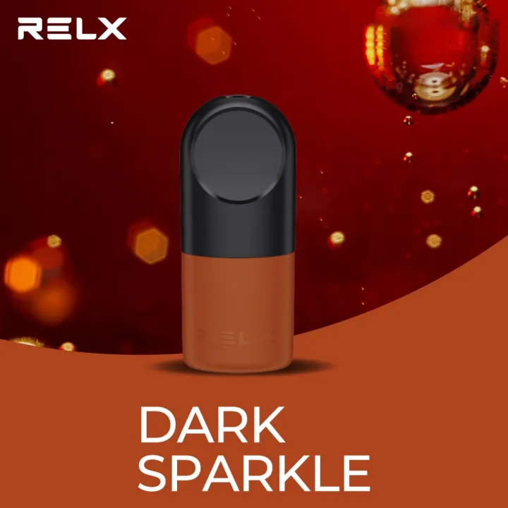 RELX Infinity Pods 1 Pack-Infinity-Dark Sparkle/ Coke Authentic Relx ...