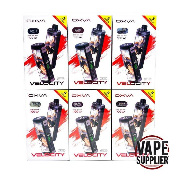 OXVA VELOCITY 2IN1 21700 POD MOD KIT 100W BONUS EDITION W/ 5 COILS ...