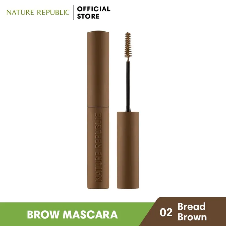 NATURE REPUBLIC BOTANICAL SKINNY EYEBROW COATING CARA (02 BREAD BROWN ...