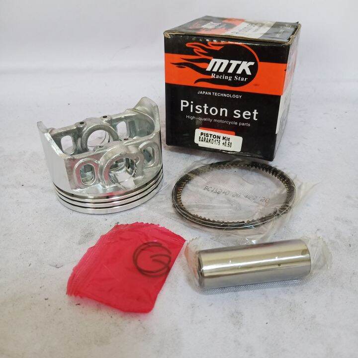 MTK Piston Set Barako 175 +0.50 | Lazada PH