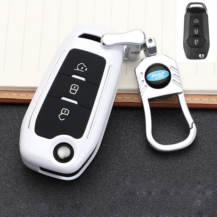 Xuming for Ford Key Cover Holder Car Remote Key Protector for Ford ...