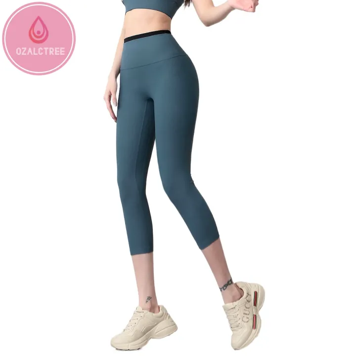 Ozalctree Sport Leggings High Waist Women Fitness Naked Feel Buttery