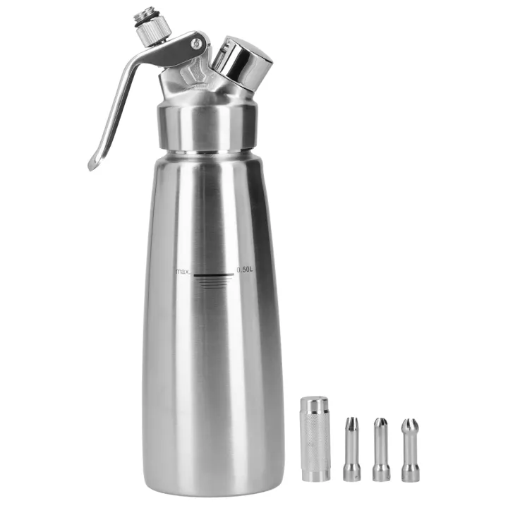 304สแตนเลสครีม Foamer Whipper Dispenser กาแฟขนมเค้ก DIY Bake Tools | Lazada.co.th