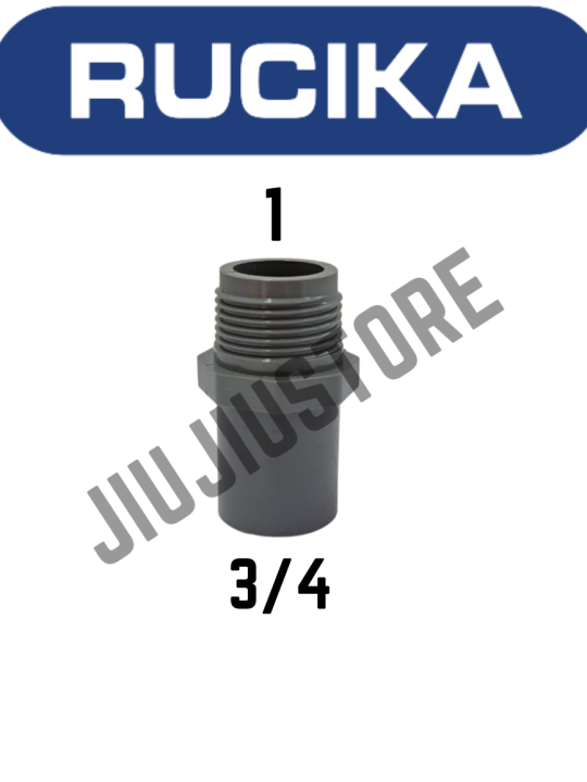 SAMBUNGAN PIPA PVC SDL AW 1x3/4" SOCK DRAT LUAR AW 1x3/4" RUCIKA VALVE | Lazada Indonesia