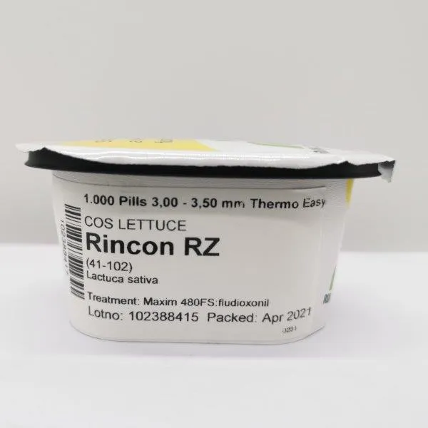 LETTUCE RINCON RZ THERMO PILL 1000 PILLS PELLETTED BY RIJK ZWAAN ...