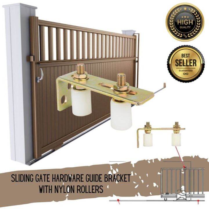 Sliding Gate Roller Heavy Duty Upper Guide Bracket Roller Wheel Upper ...