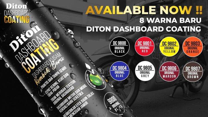 Cat Semprot DITON PREMIUM - DASHBOARD COATING ORIGINAL | Lazada Indonesia