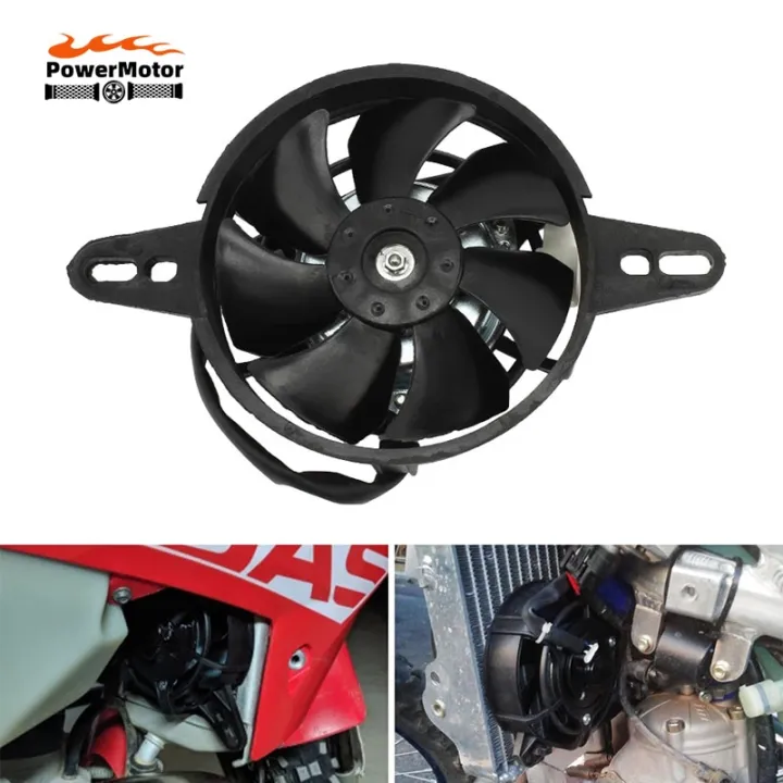 Motorcycle Cooling Fan Oil Cooler Electric Radiator Engine Electrofan ...