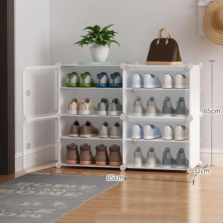 Shoe Rack Organizer 4-6 Layers DIY Expandable Versatile Portable Shoe ...