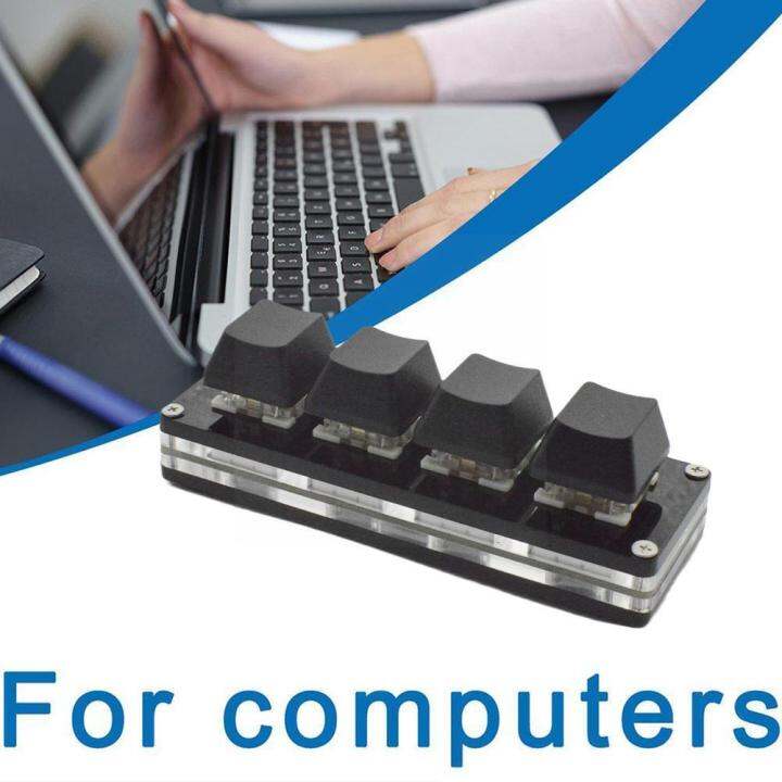 การขายที่ดีที่สุดการเขียนโปรแกรม Macro Custom Knob Keyboard 4 Key Copy Paste สำหรับ Photoshop