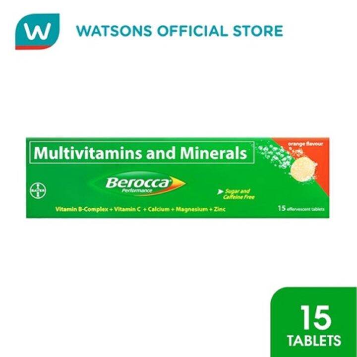 BEROCCA Effervescent Tablet Flavor 15s | Lazada PH