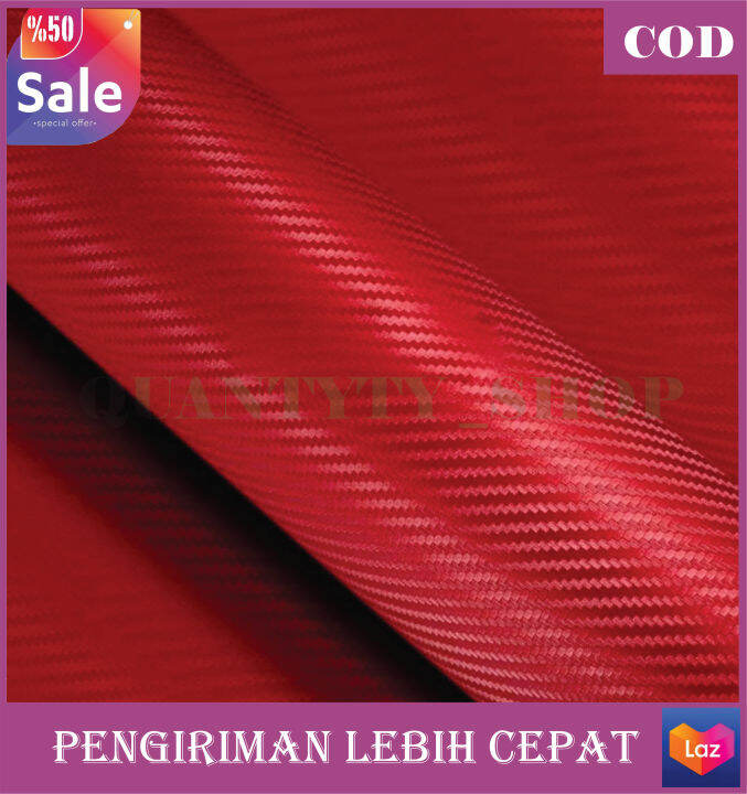 Sticker Karbon 3D / Serat Karbon / Sticker Carbon / Stiker Karbon Serat ...