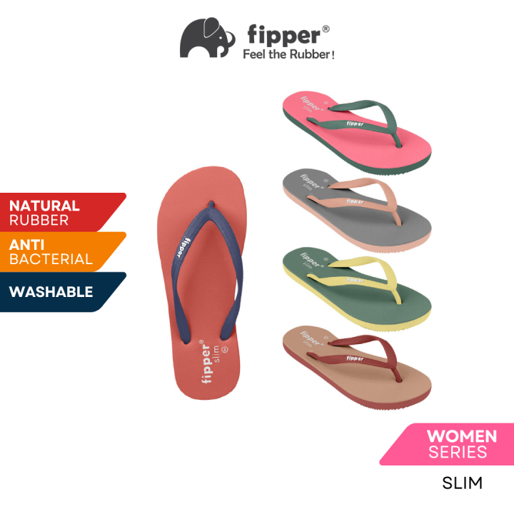 Fipper Natural Rubber Slipper Slim Series | Lazada Singapore