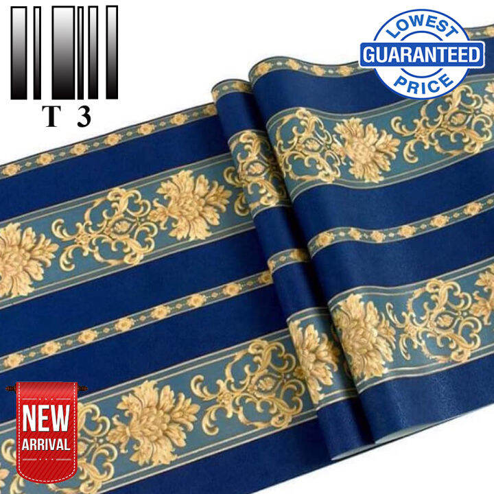 T3 pvc Self adhesive Waterproof Wallpaper 10m x 45cm | Lazada PH