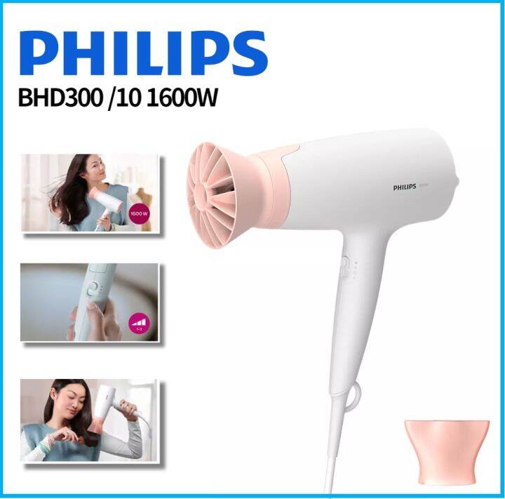 Philips BHD300 /10 Hair Dryer 3000 Series 1600W Thermo Protect | Lazada PH