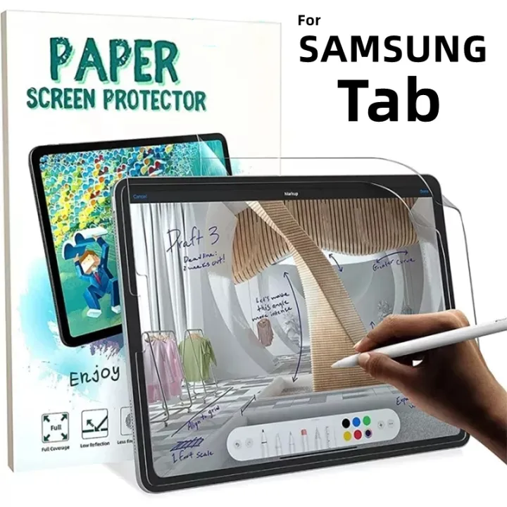 【Ready】 For SamsungTab S8Ultra S7 S7FE S6 Paper-feel PaintingProtector ...