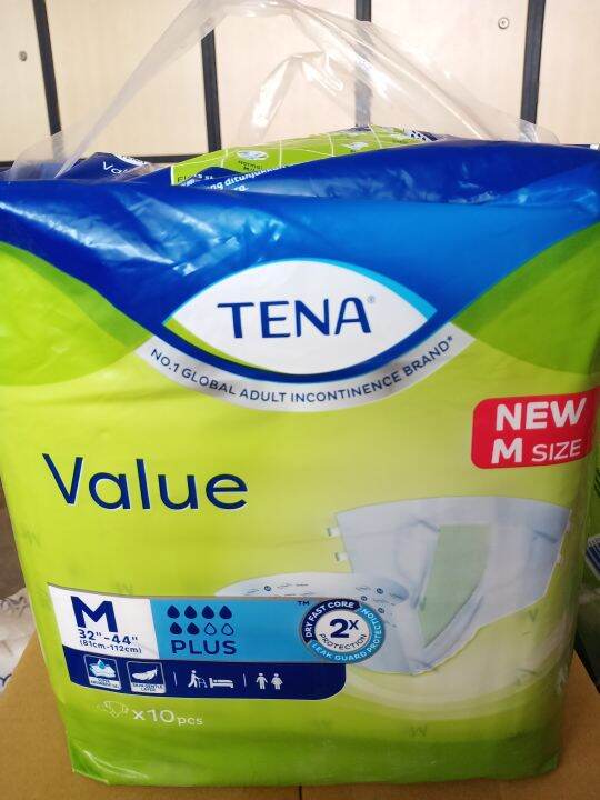 TENA VALUE ADULT DIAPER - M (10's) | Lazada