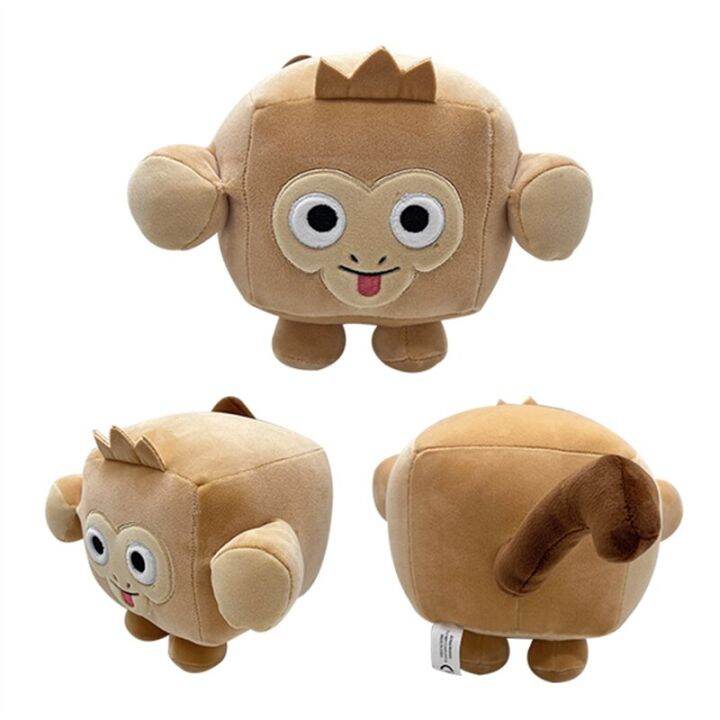 PET SIMULATOR X Monkey Plush Square Monkey Big Games Stuffed Doll ...