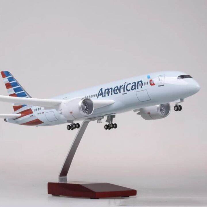Diecast 1:130 Scale 43Cm Model American Airlines Boeing B787 Resin ...