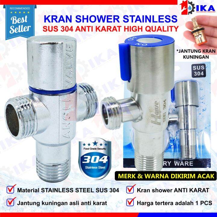 Stop Kran Kloset 2 Cabang Double Stainless Jet Shower ( ASLI SUS304 ...
